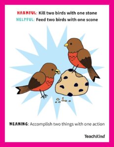 Free Animal-Friendly Idioms Posters K-12 to Teach Kind Language