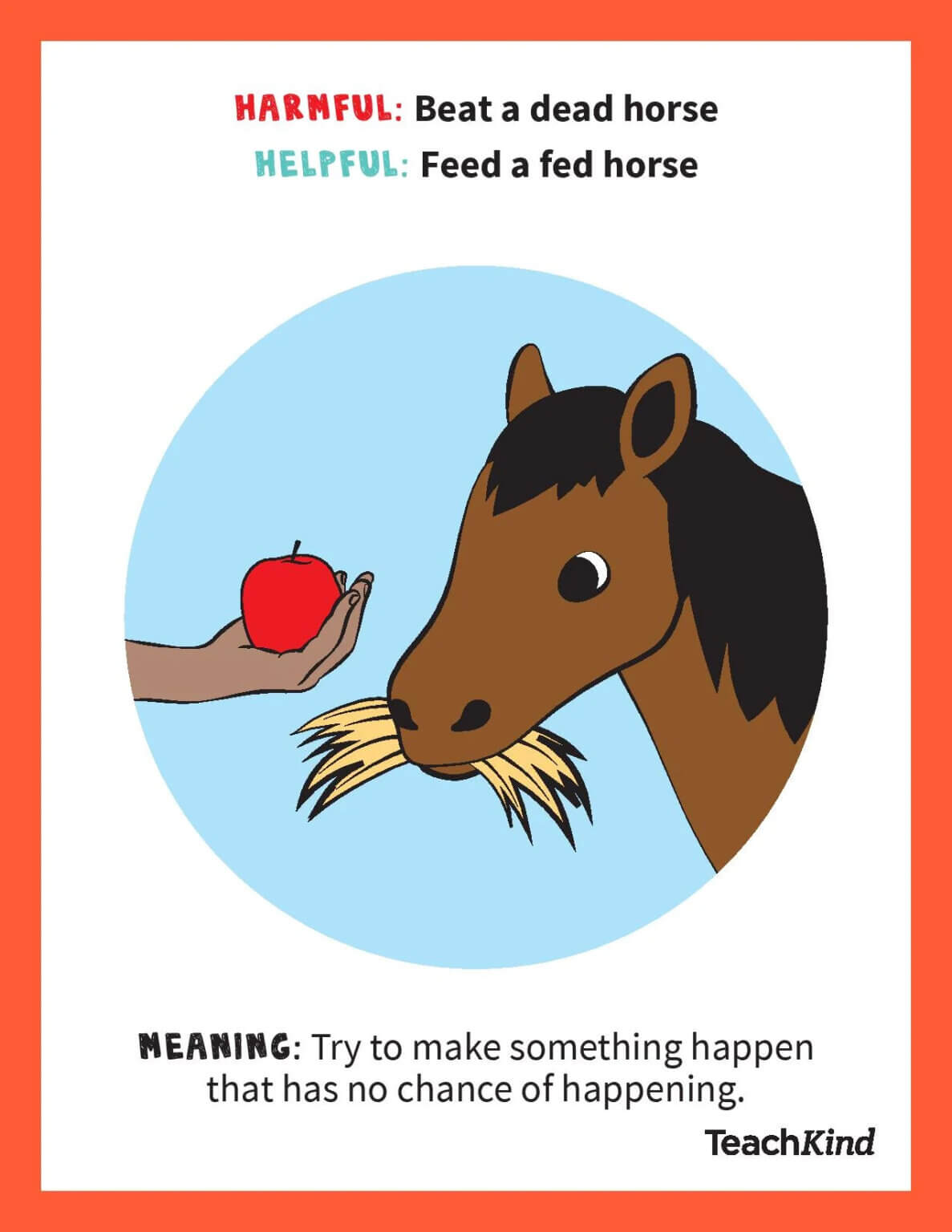 Free Animal-Friendly Idioms Posters K-12 to Teach Kind Language